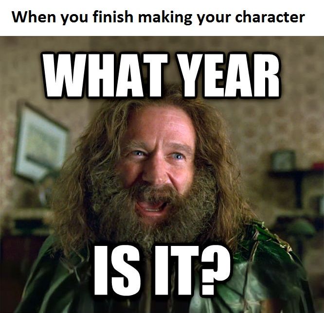 Character Creation Memes