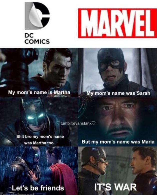 Hilarious Marvel Vs. DC Memes Only True Fans Will Understand