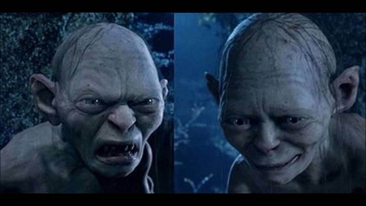 Smeagol And Gollum Side By Side Gollum | Wisdom From The Lord Of The
