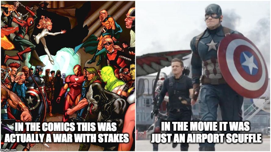 25 Marvel Movies Vs Comics Memes That Are Too Hilarious For Words