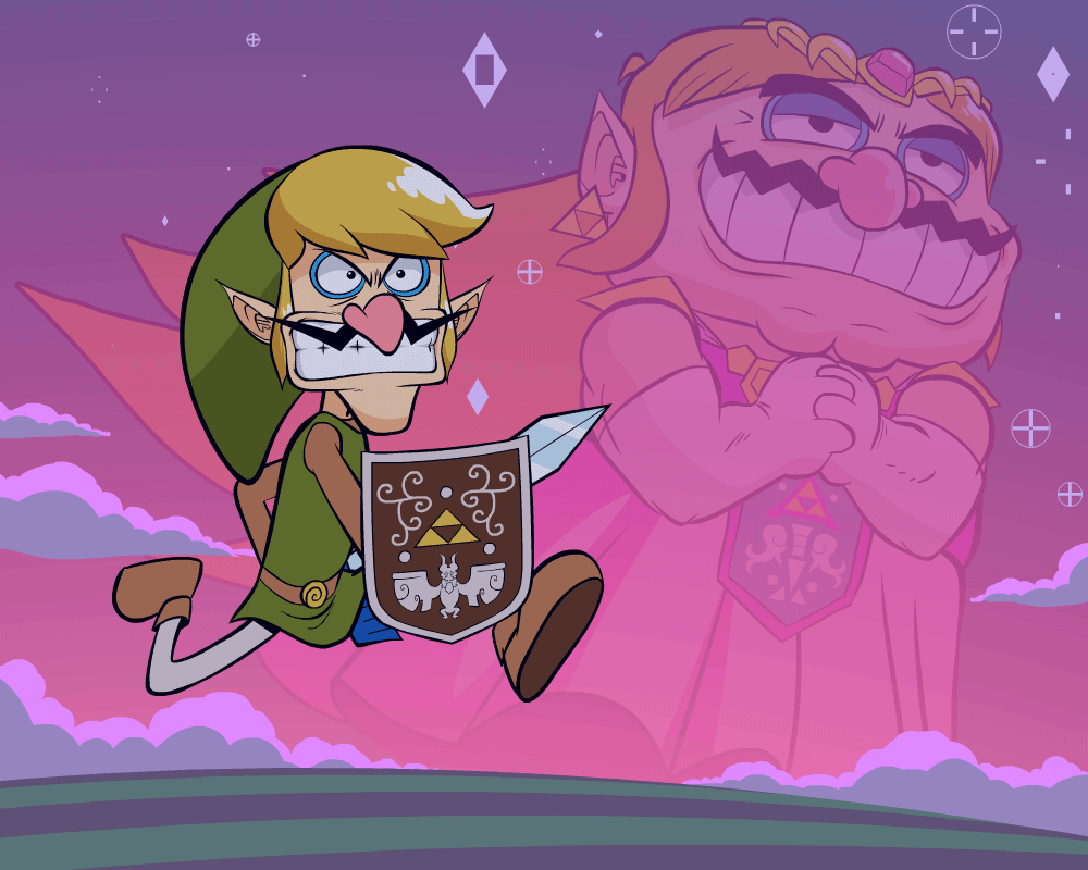27 Classic Kids Characters Reimagined As Waluigi