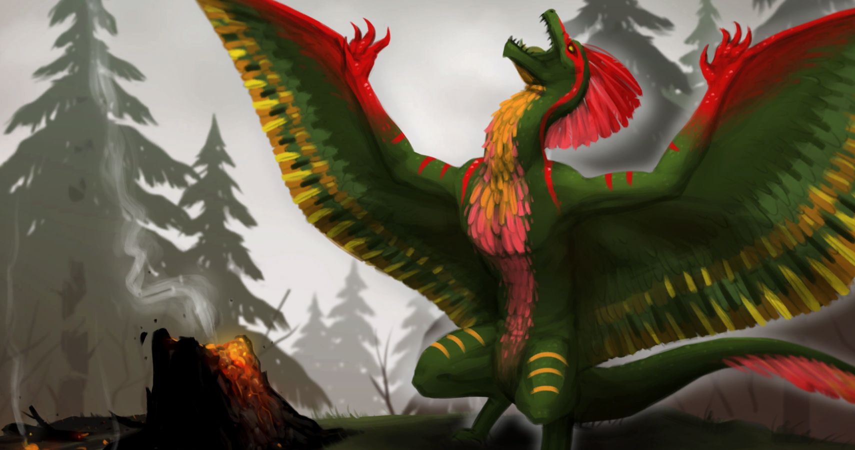 Golden Treasure: The Great Green Review: A Hand-Painted Treasure