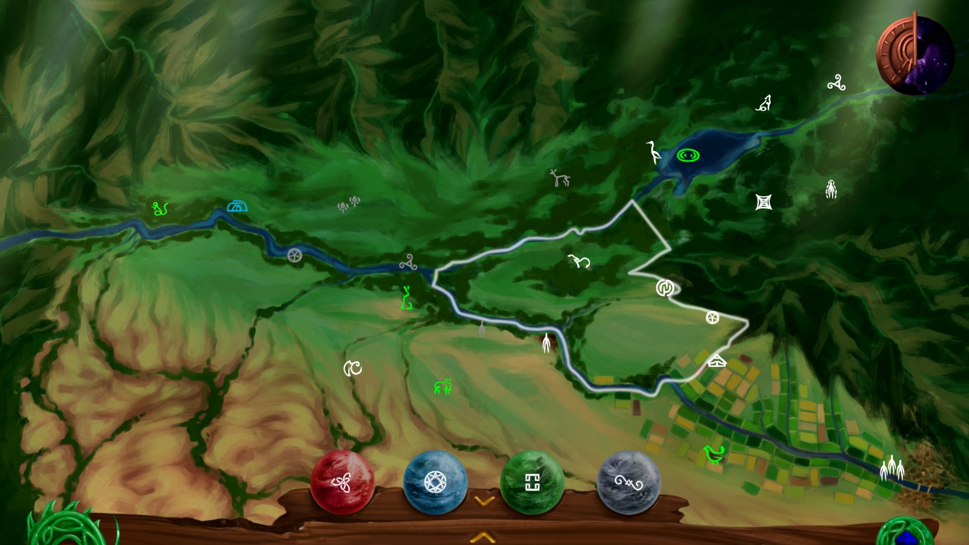 Golden Treasure: The Great Green Review: A Hand-Painted Treasure