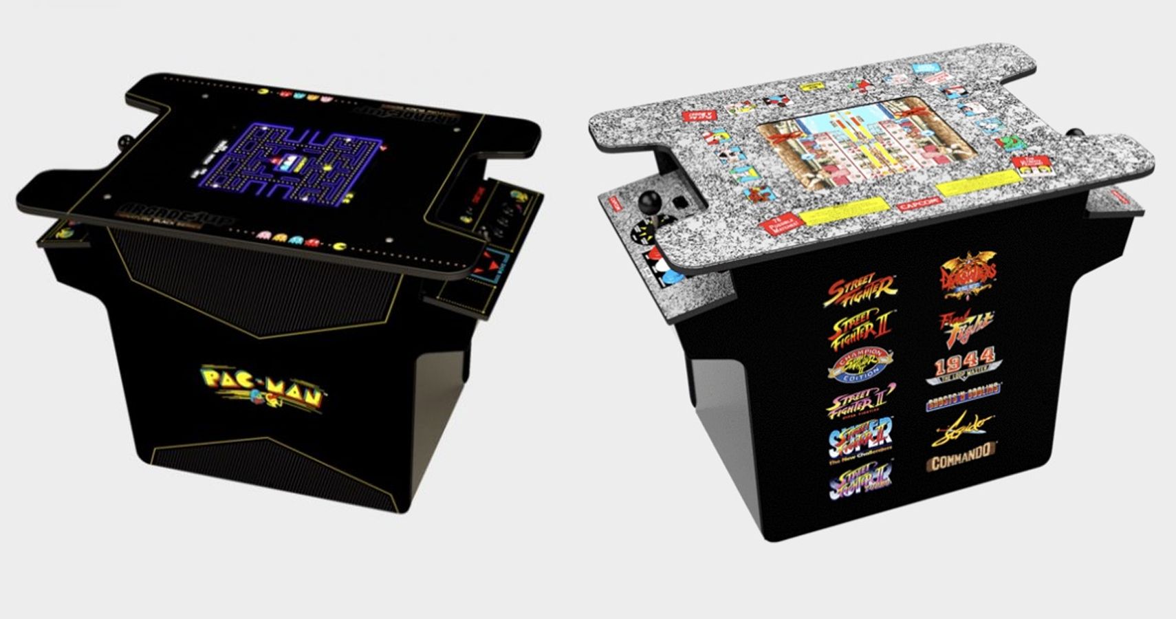 NYCC: These Snazzy Pac-Man And Street Fighter Arcade Tables Are On Sale