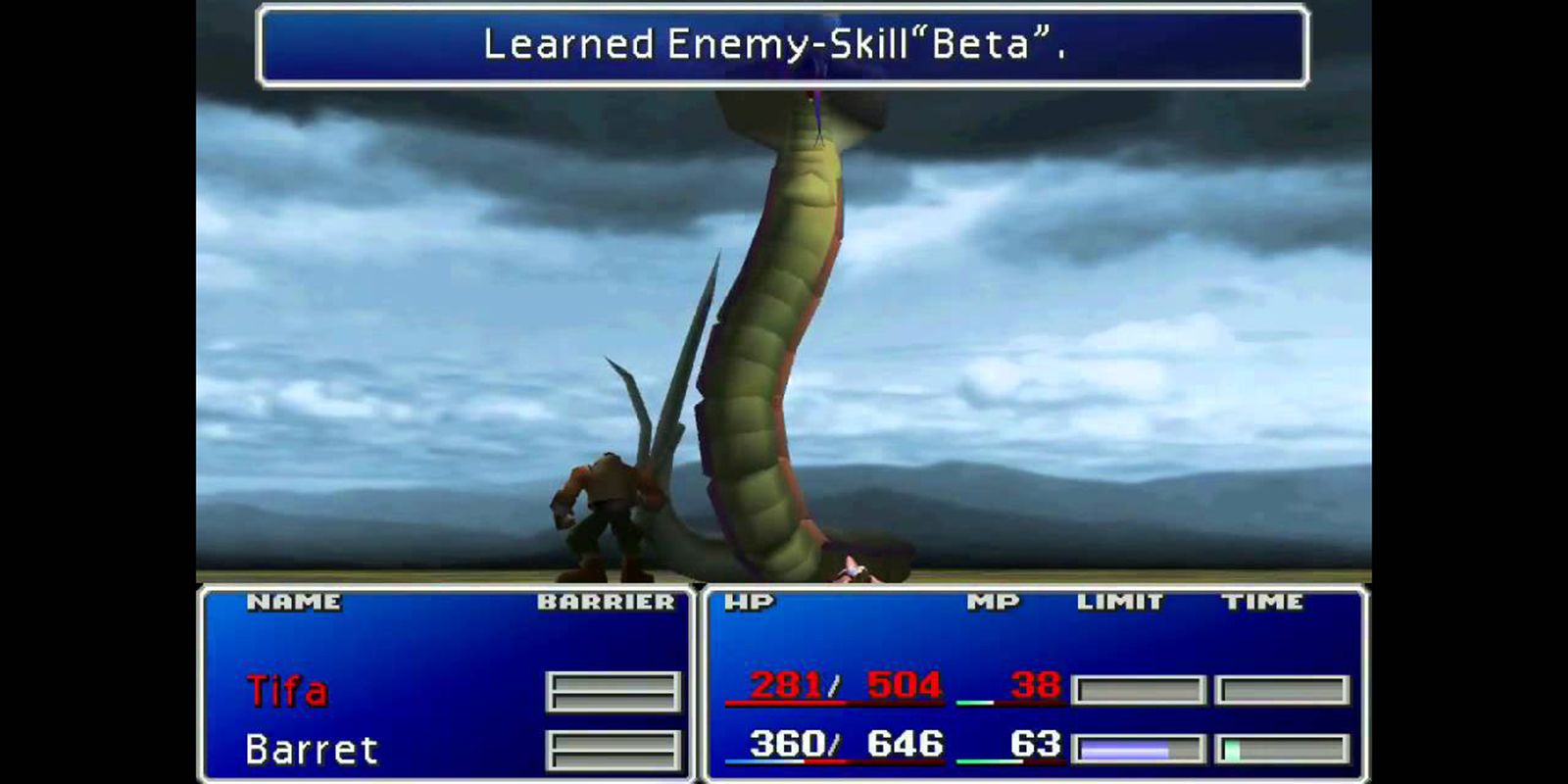 Every Enemy Skill In Final Fantasy 7 On PS1 (& And How To Get It)