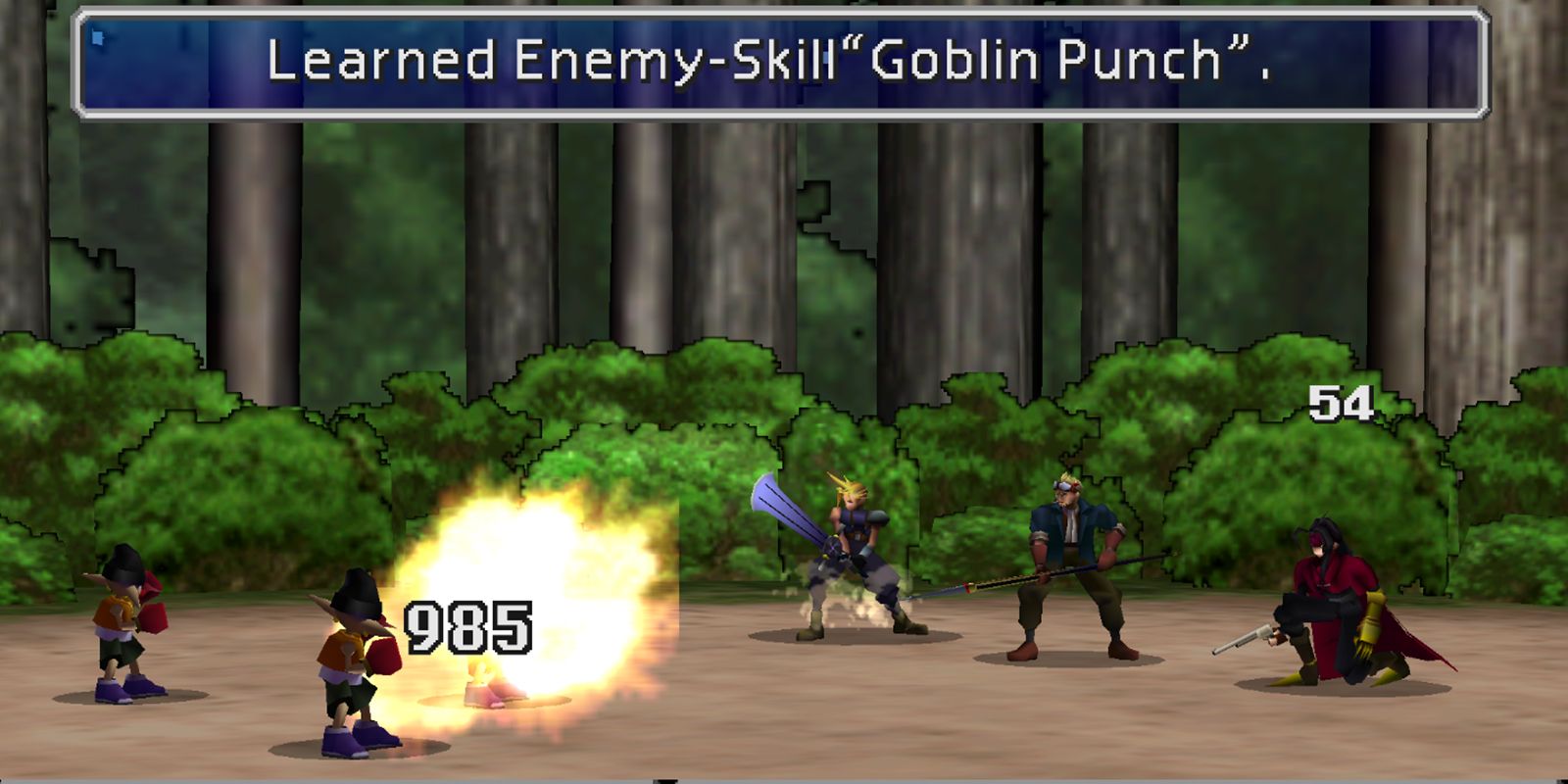 Every Enemy Skill In Final Fantasy 7 On PS1 (& And How To Get It)