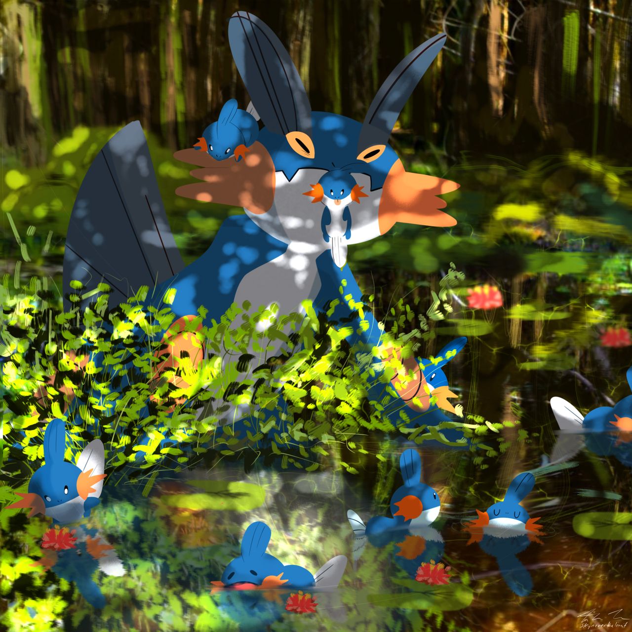 Pokémon: 10 Amazing Works Of Gen III Starter Fan Art You Have To See