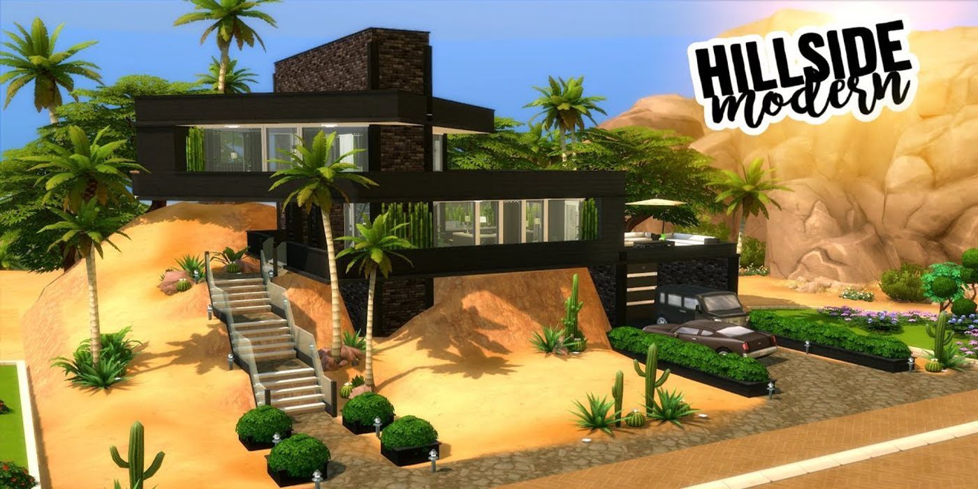 The Sims 4: 10 Crazy Builds That Use The Terrain Tool