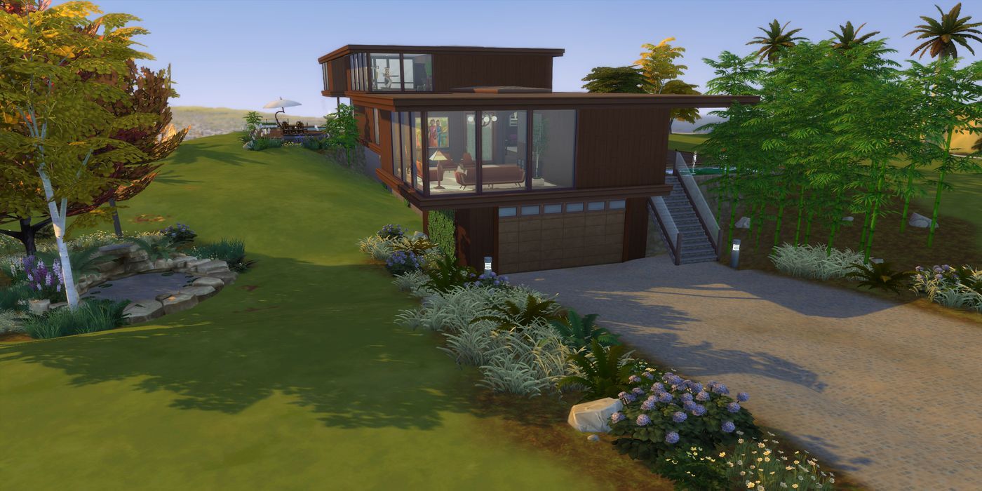 The Sims 4: 10 Crazy Builds That Use The Terrain Tool