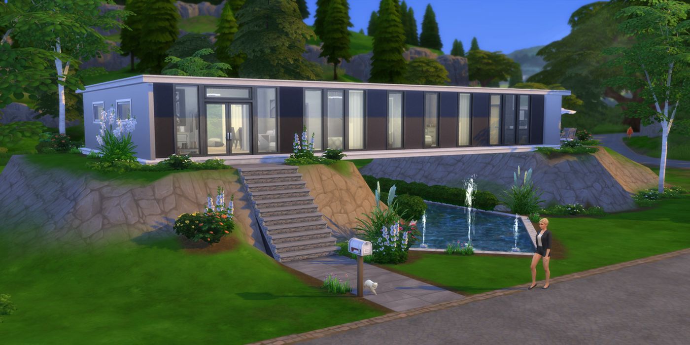 The Sims 4: 10 Crazy Builds That Use The Terrain Tool