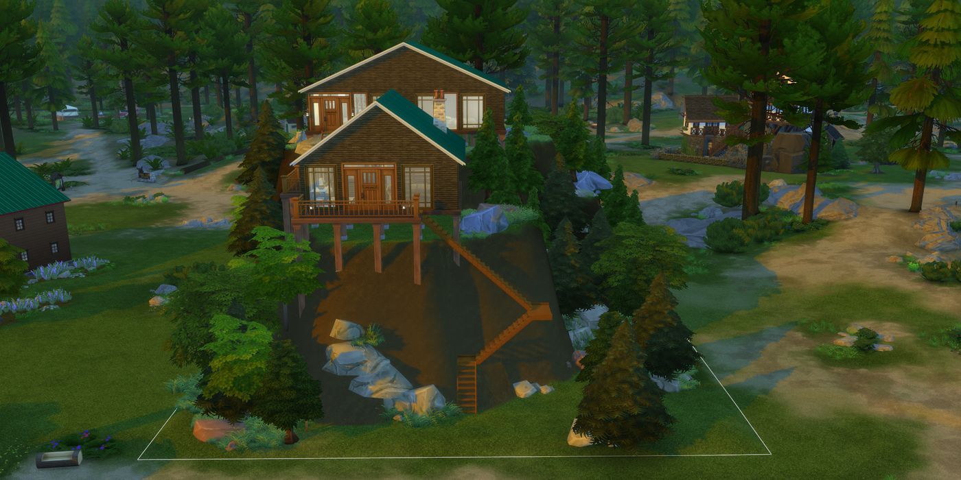 The Sims 4: 10 Crazy Builds That Use The Terrain Tool