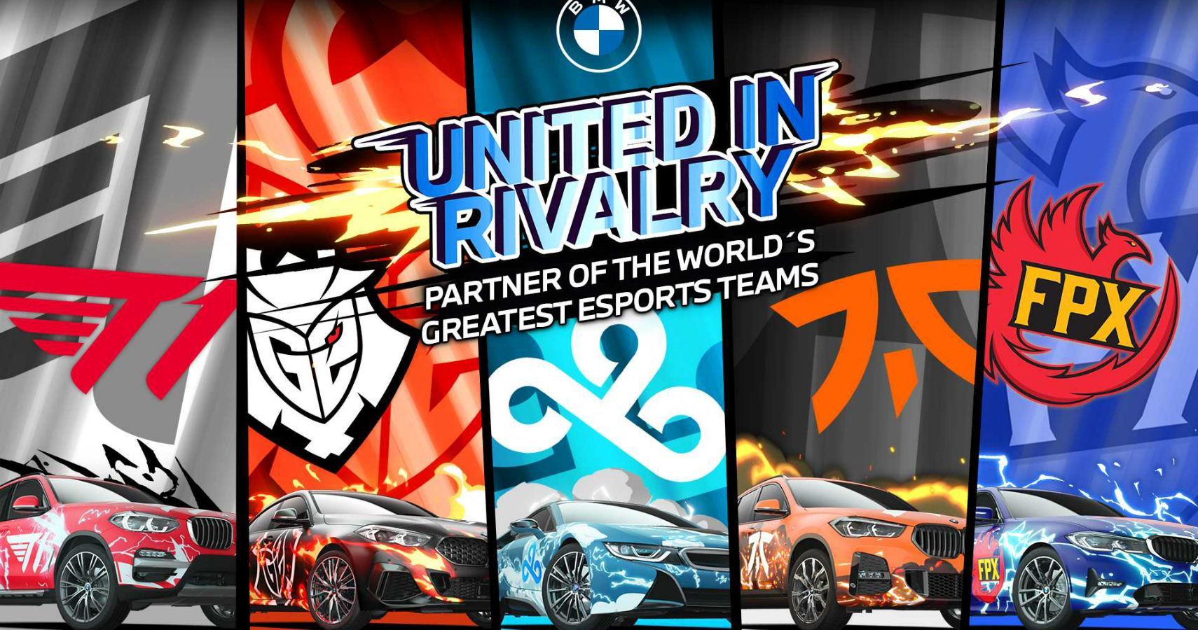 BMW Makes Big Splash in Esports, Signs 5 Teams to Global Partnership