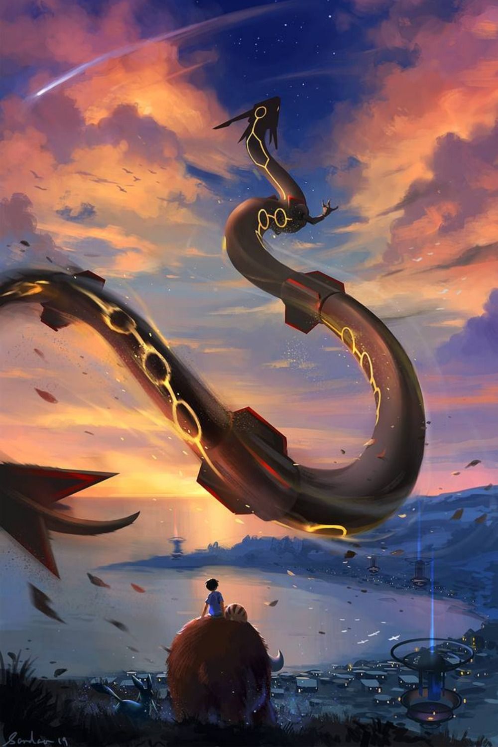 Pokémon: 10 Rayquaza Fan Art Everyone Can Appreciate