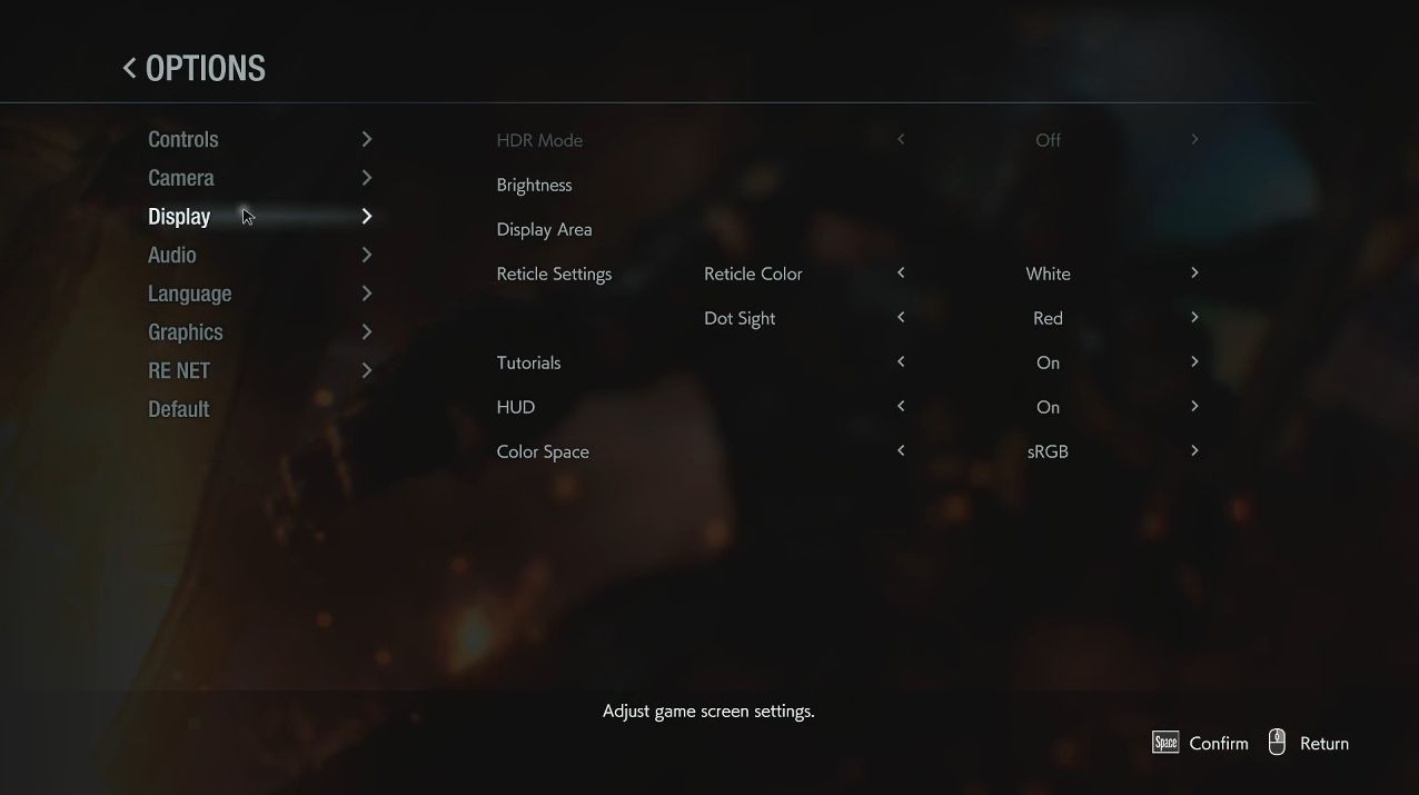 Resident Evil 3 Accessibility Guide