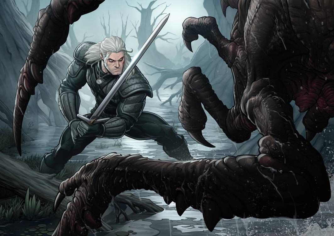 Witcher Monsters: 10 Pieces Of Fanart That Are Scary & Stunning