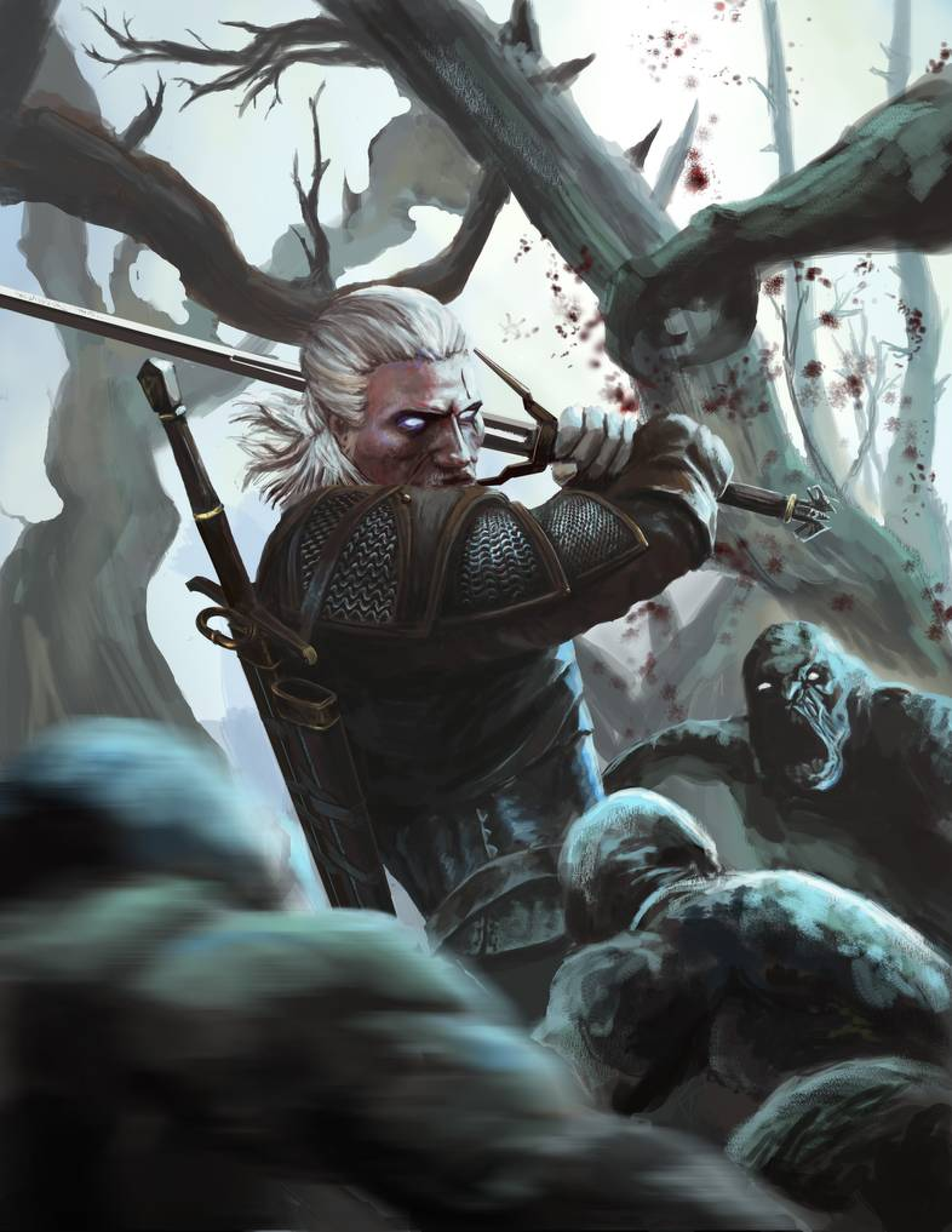 Witcher Monsters: 10 Pieces Of Fanart That Are Scary & Stunning