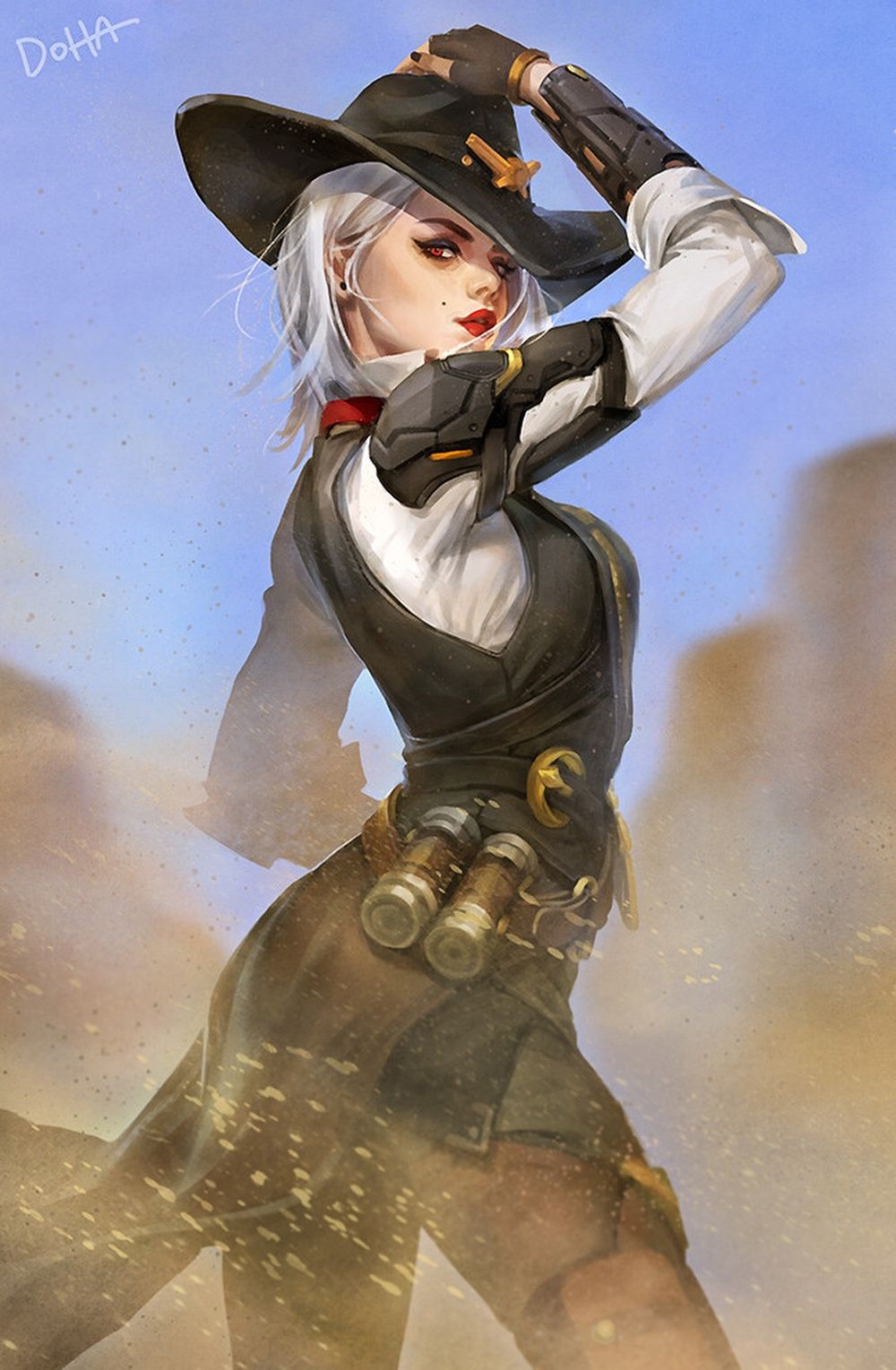 Overwatch: 10 Awesome Pieces Of Ashe Fan Art That Look Just Like The Game