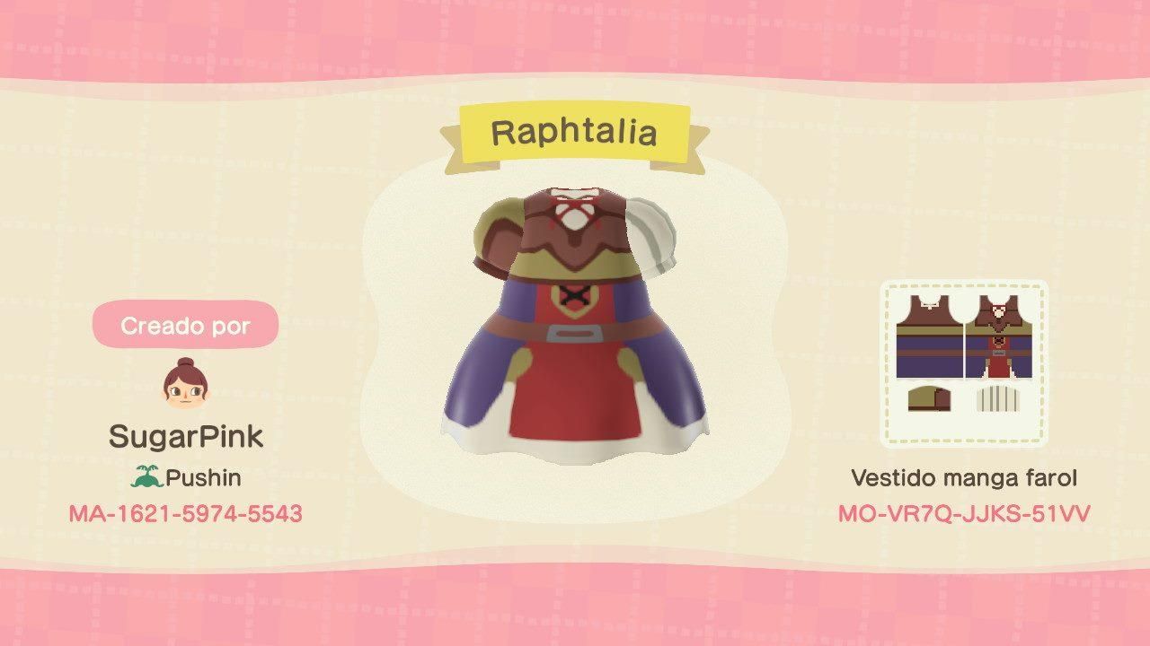 Animal Crossing: New Horizons - Codes For The Rising of The Shield Hero ...