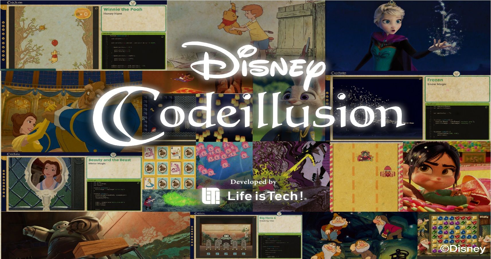 Disney Codeillusion Teaches Players To Code Using Mickey, Aladdin ...