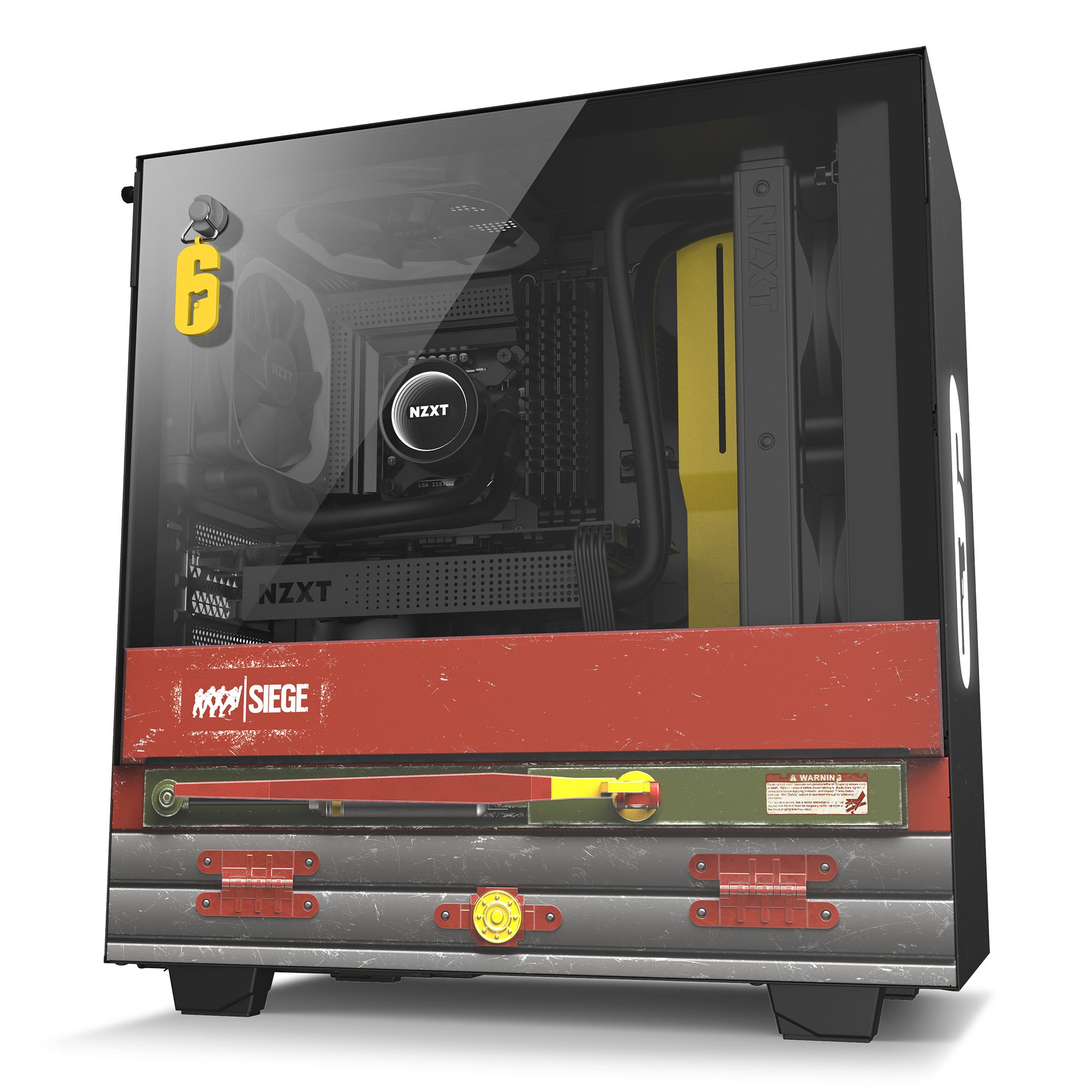 Gear Your PC Up For The Next Mission With NZXT's R6 Siege Case