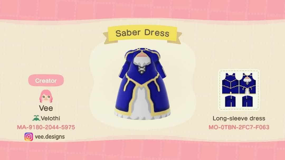 Animal Crossing: New Horizons - Codes For Fate Outfits
