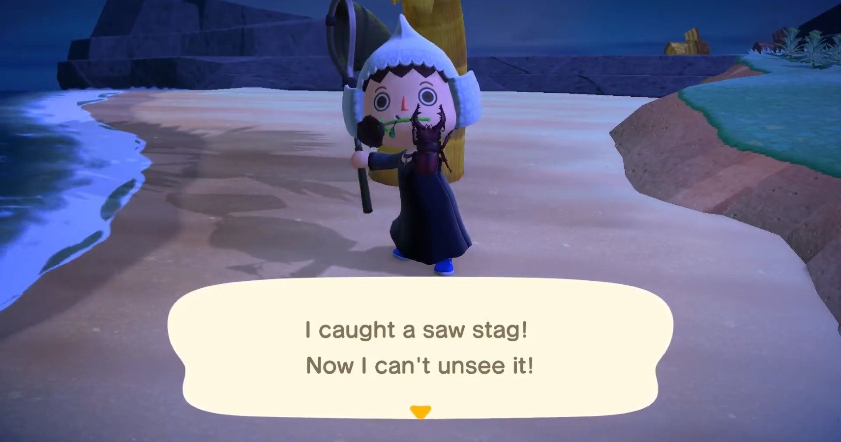 Animal Crossing: New Horizons - How To Catch A Saw Stag