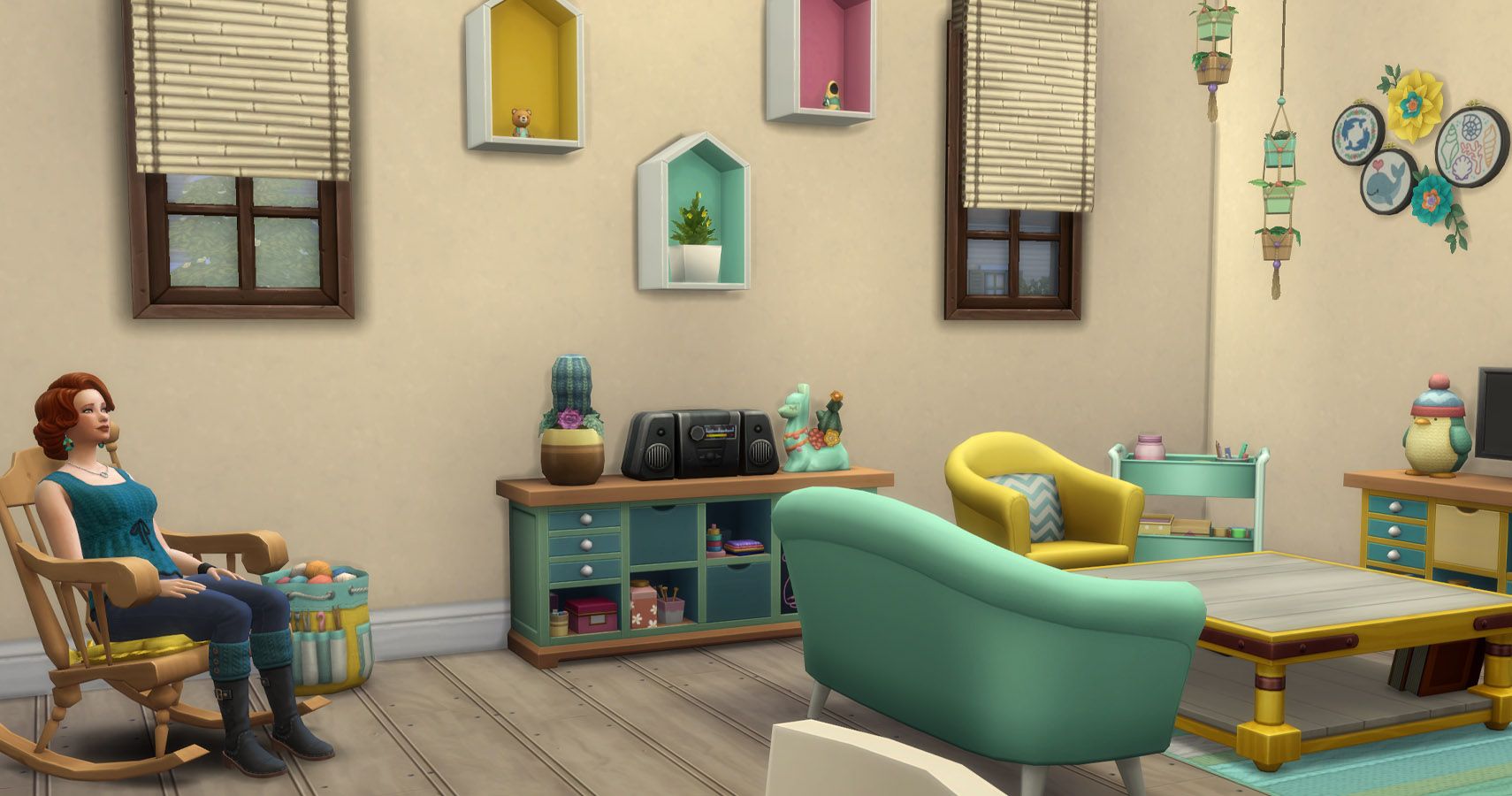 The Sims 4: Nifty Knitting Stuff: Simmers Luv 2 Knit