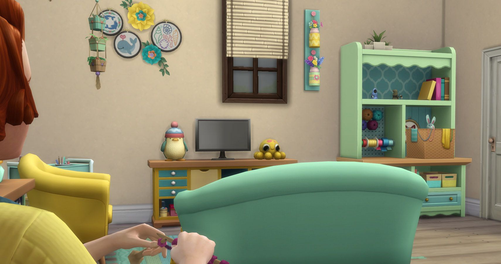 The Sims 4: Nifty Knitting Stuff: Simmers Luv 2 Knit