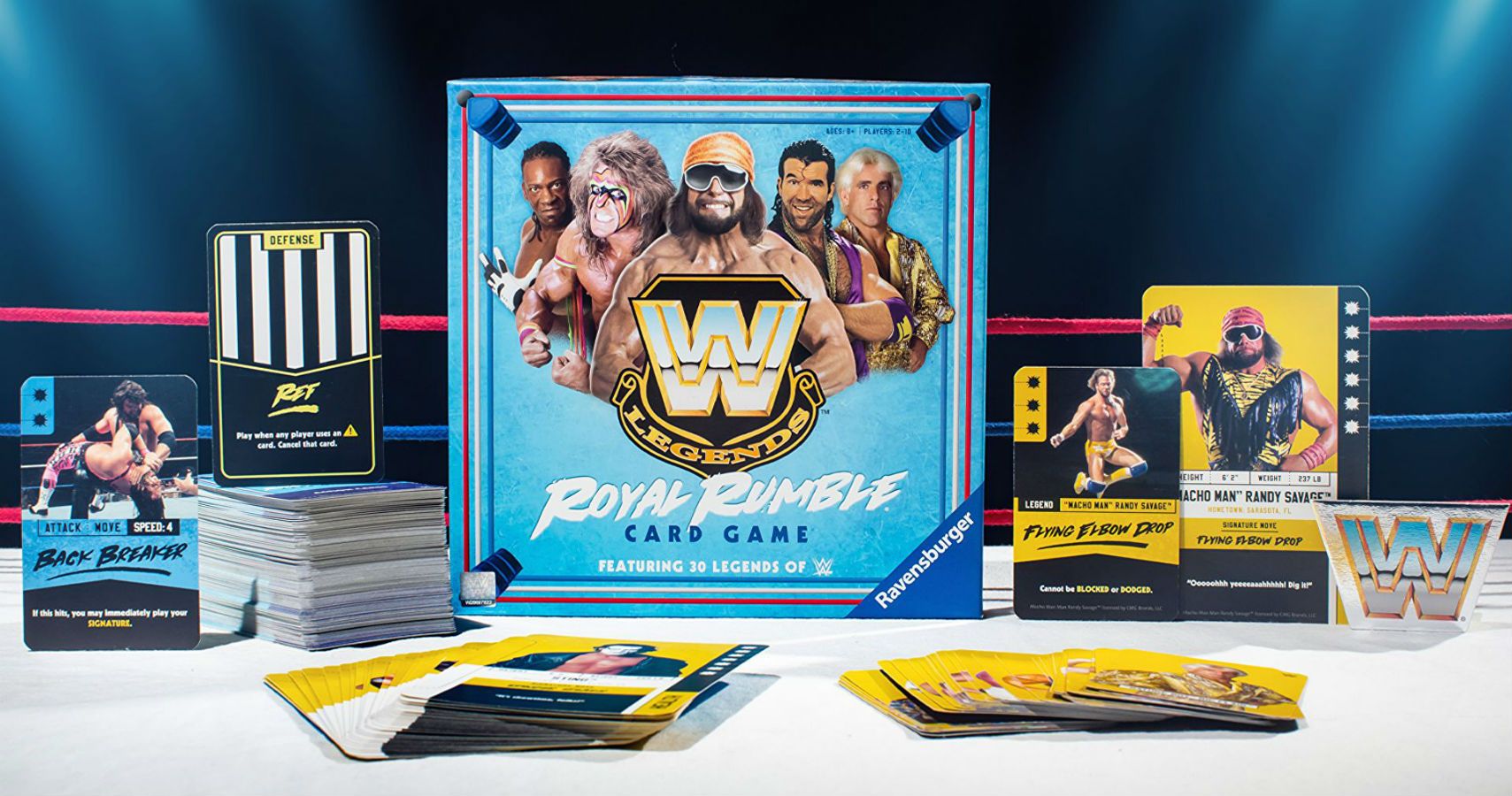 Slam Down Ric Flair In WWE Royal Rumble Card Game