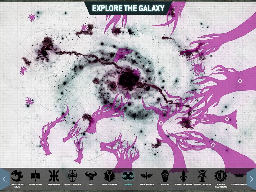 New Interactive Universe Map For Warhammer 40K Unveiled
