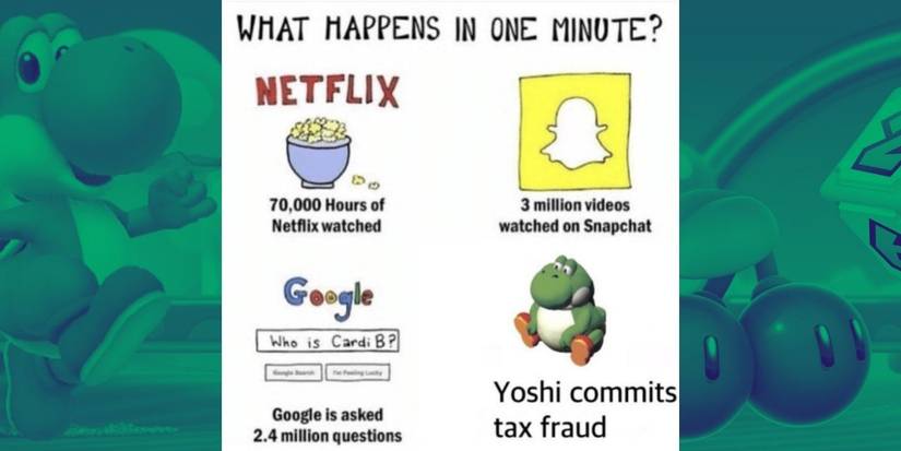 Super Mario: 10 Yoshi Commits Tax Fraud Memes That Are Too Funny