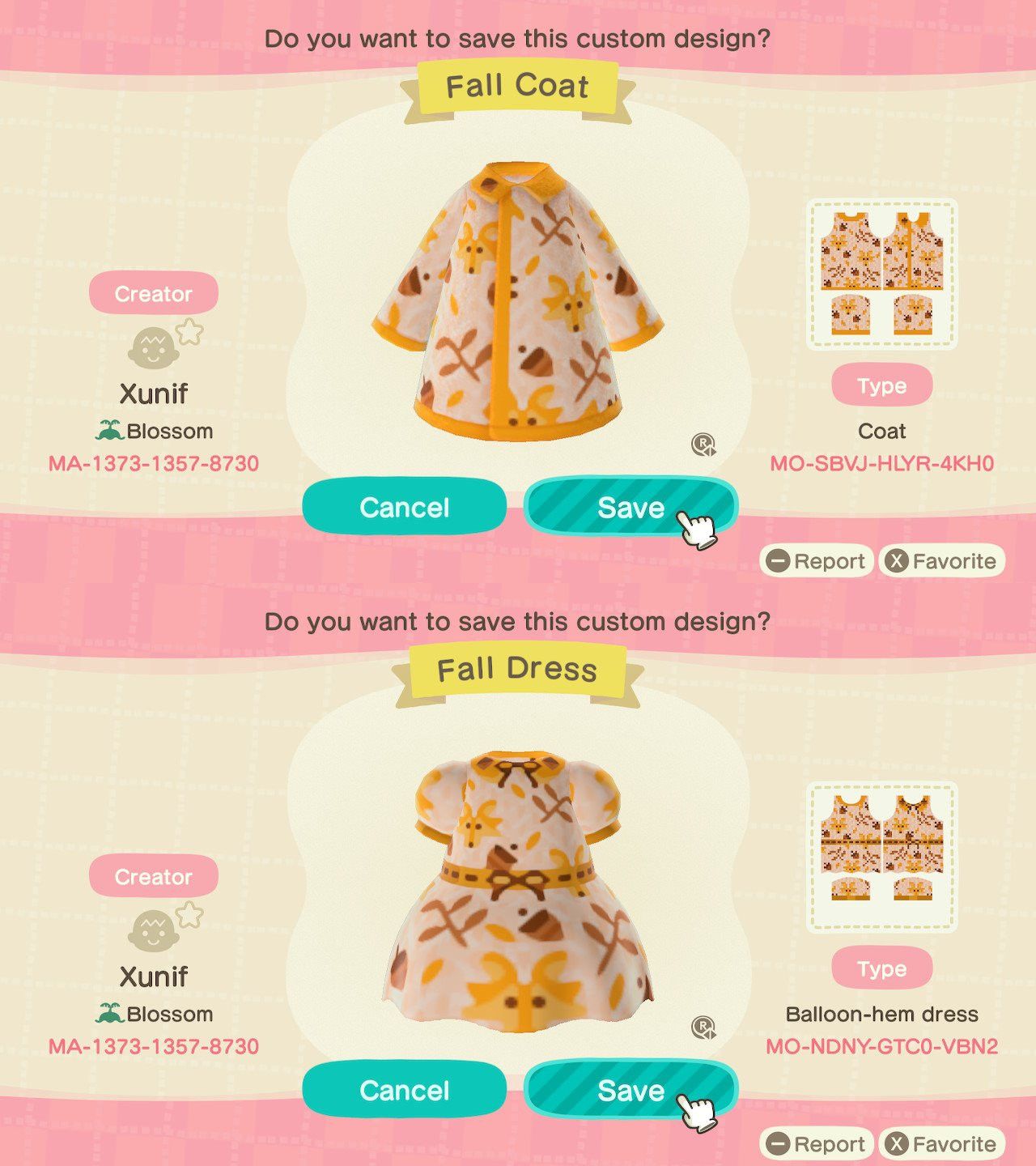 Animal Crossing: New Horizons Autumn-Themed Codes To Celebrate Turkey Day