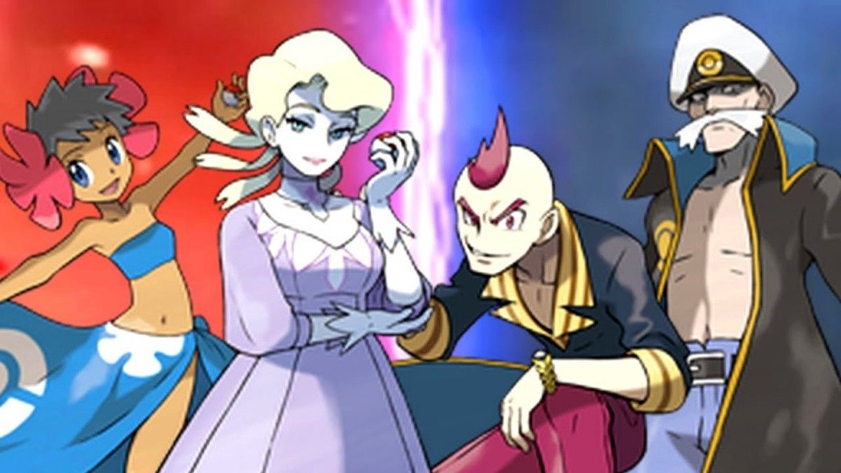 Pokemon: Every Elite Four Challenge, Ranked According To Difficulty
