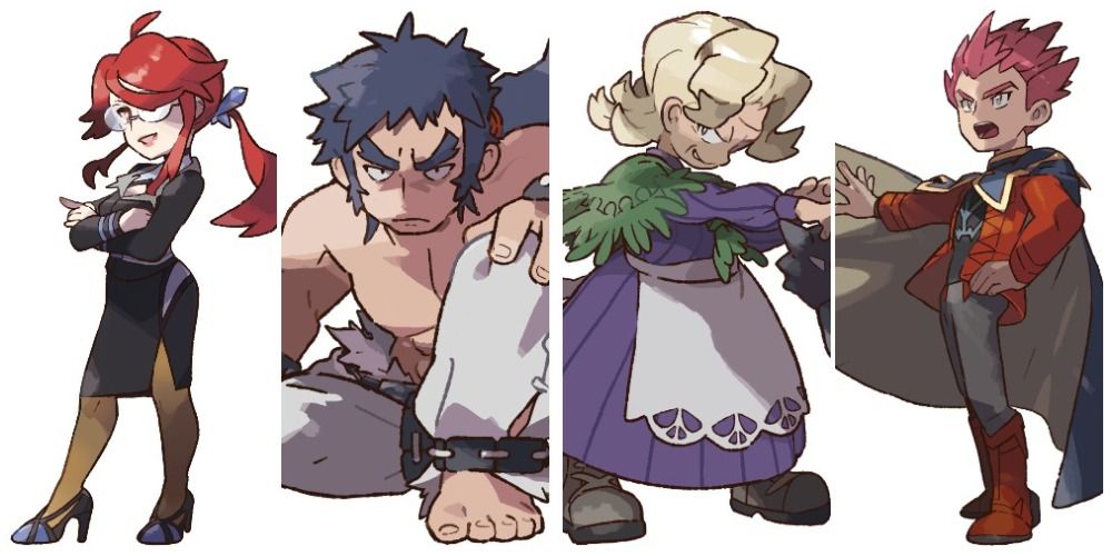 Pokemon: Every Elite Four Challenge, Ranked According To Difficulty