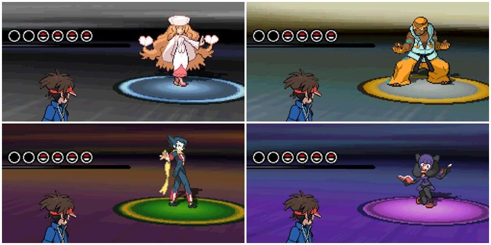 Pokemon: Every Elite Four Challenge, Ranked According To Difficulty