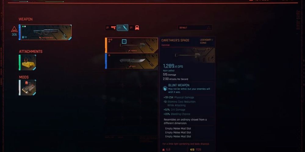 Cyberpunk 2077: All Unique Melee Weapons, Ranked