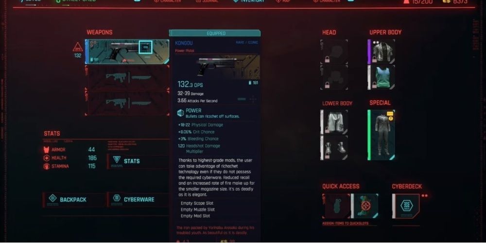 All Iconic Pistols & Where To Find Them In Cyberpunk 2077