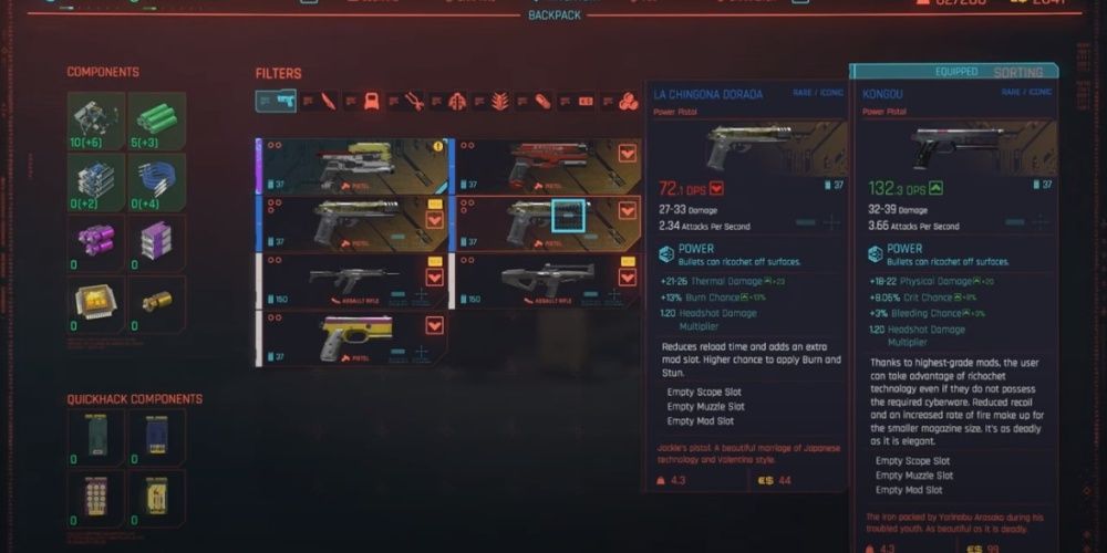 All Iconic Pistols & Where To Find Them In Cyberpunk 2077