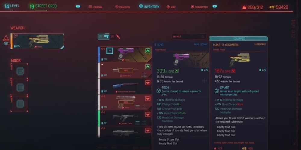 All Iconic Pistols & Where To Find Them In Cyberpunk 2077