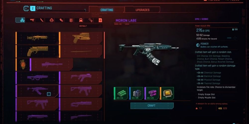Cyberpunk 2077: All Unique Power Weapons, Ranked