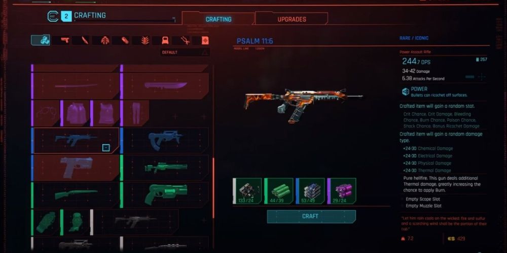Cyberpunk 2077: All Unique Assault Rifles, Ranked