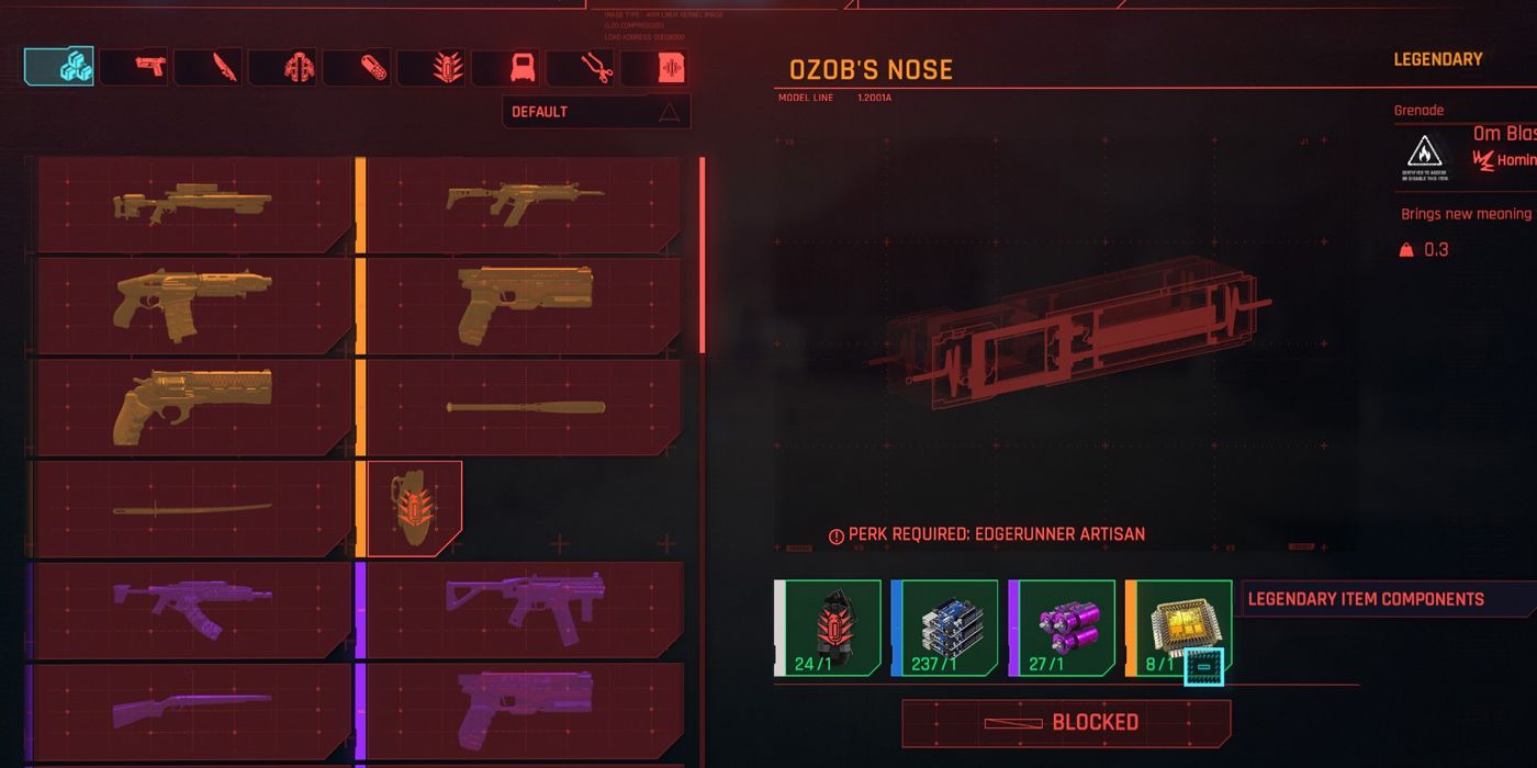 Cyberpunk 2077: The 10 Best Perks To Get In Crafting