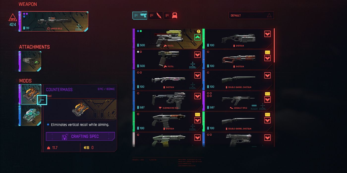 Cyberpunk 2077: The 10 Best Perks To Get In Crafting