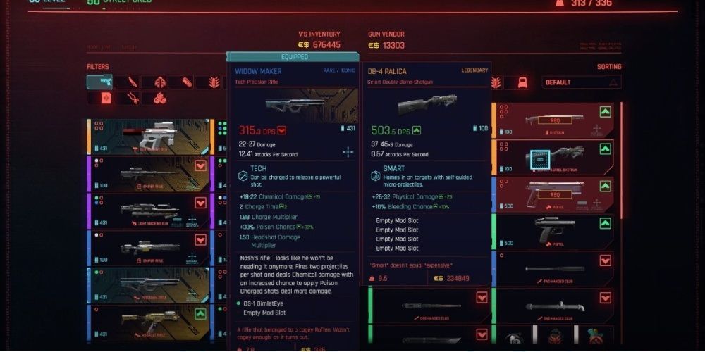 Cyberpunk 2077: The Most Expensive Weapons (& Whether They’re Worth It)