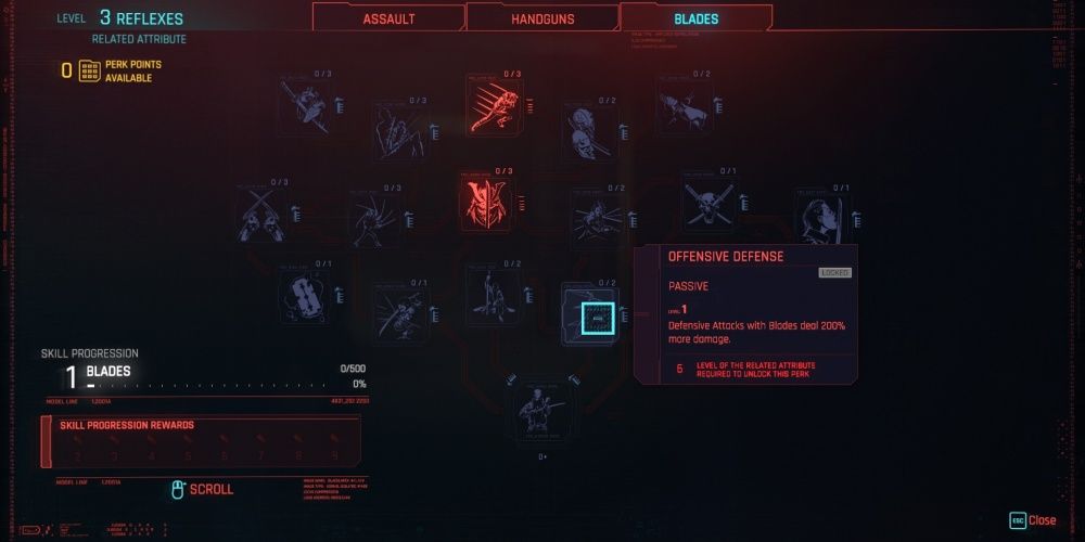 Cyberpunk 2077: The 10 Best Skills To Get In Blades