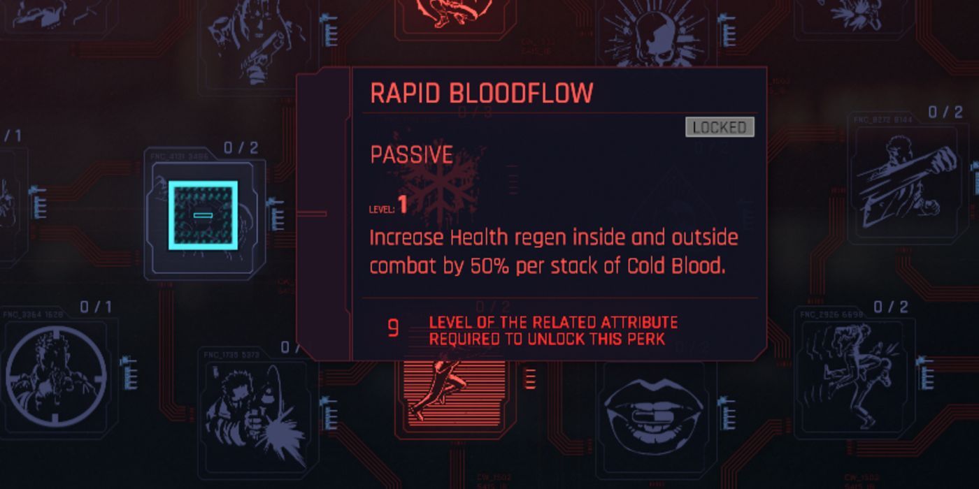 Cyberpunk 2077: The Best Perks To Get In Cold Blood