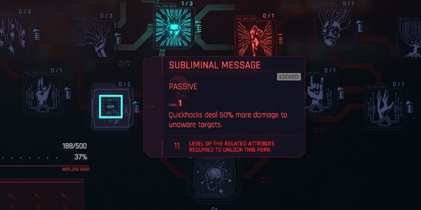 Cyberpunk 2077: The 10 Best Perks To Get In Quickhacking