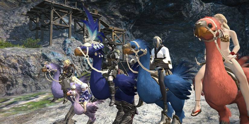Final Fantasy 14: How To Change The Color Of Your Chocobo