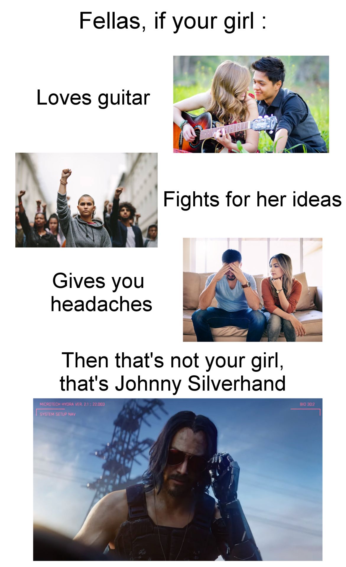 Cyberpunk 2077: 9 Johnny Silverhand Memes That Are Too Hilarious For Words