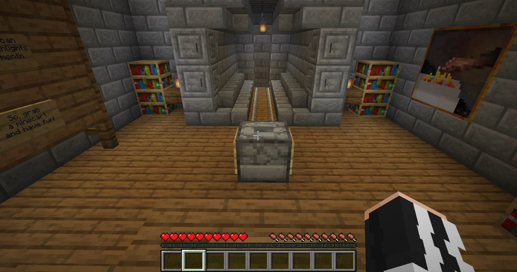 Someone Made An Amazing Minecart Ride Timeline of 2020 In Minecraft